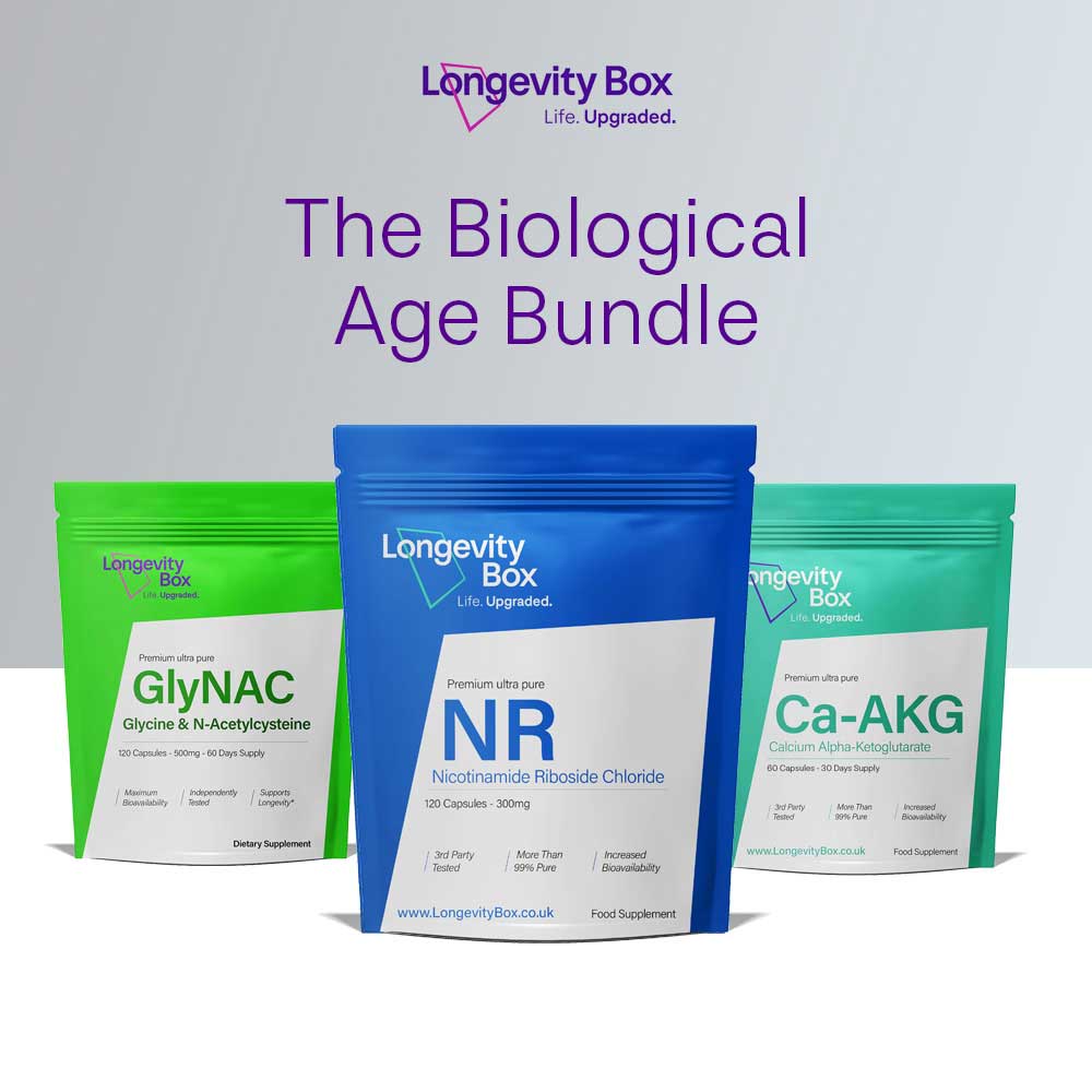 The Ultimate Anti-Ageing bundle - NR + Ca-AKG + GlyNAC – Longevity Box