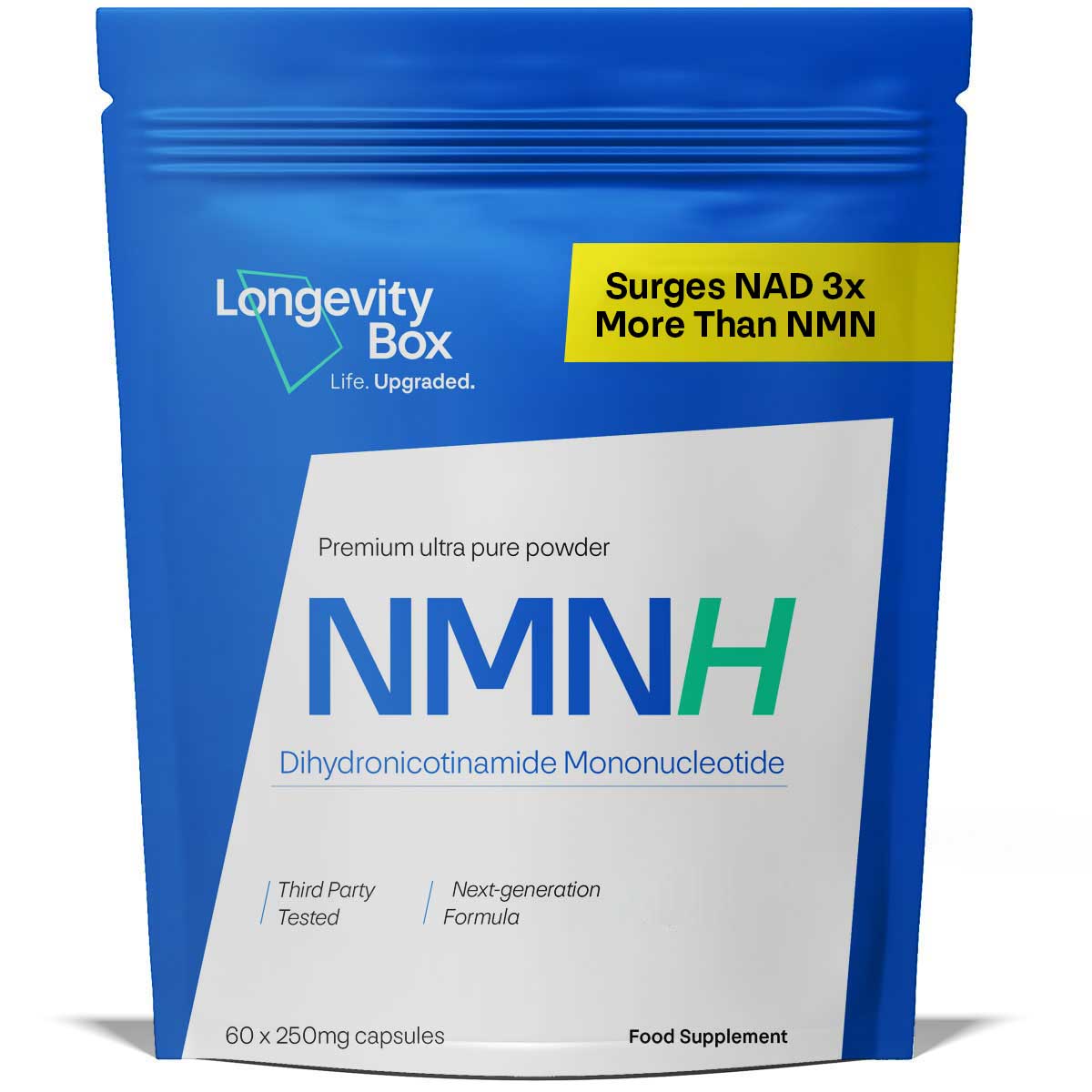 NMNH Supplement (Next-Gen NMN Formula) | 10x more potent – Longevity Box