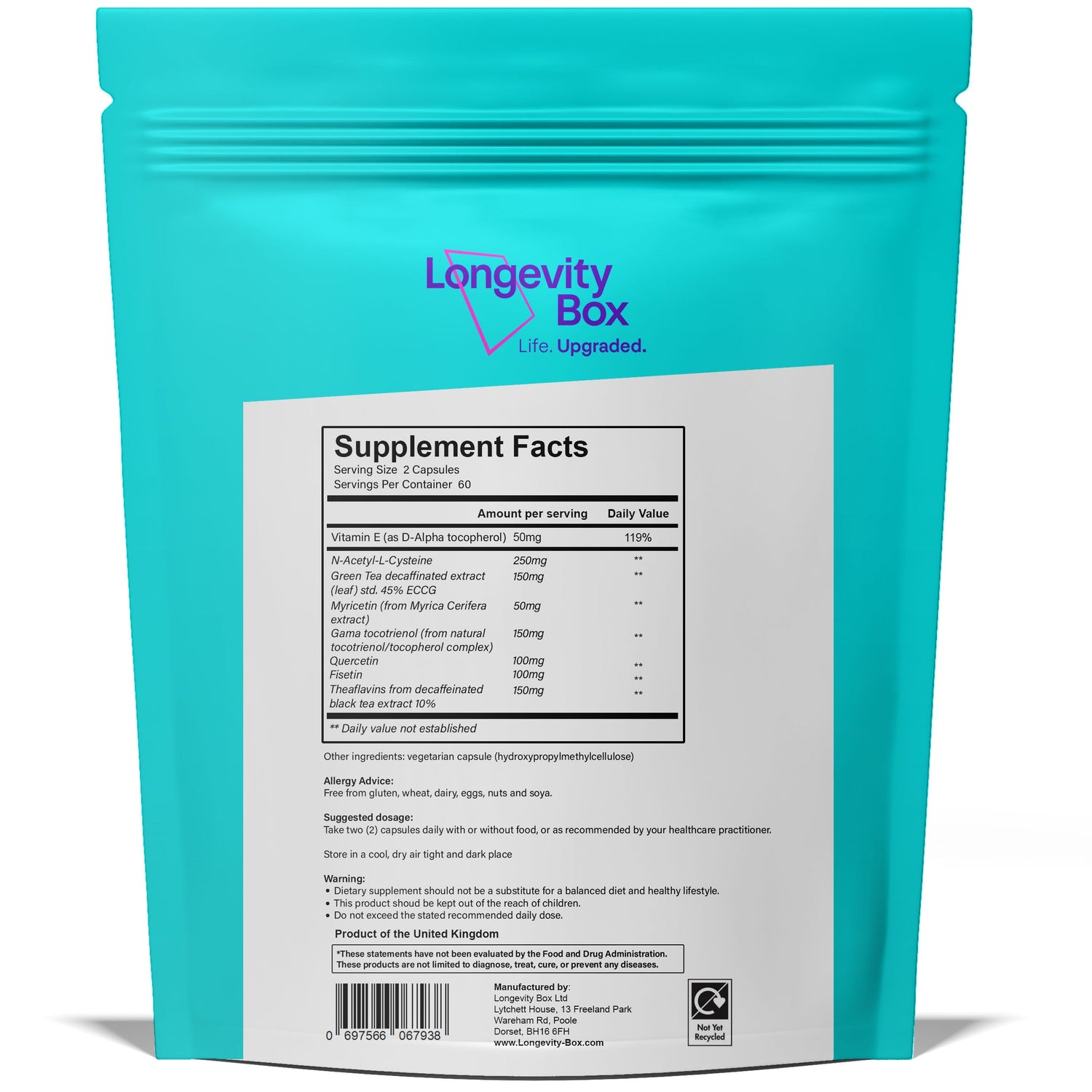 Senolytic Supplement | Senolytic 8 | Senolytic Activator – Longevity Box