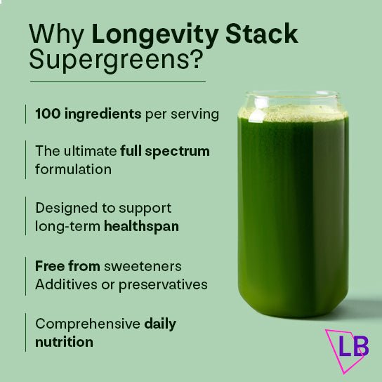 Supergreens Powder - The Ultimate Superfood Powder – Longevity Box
