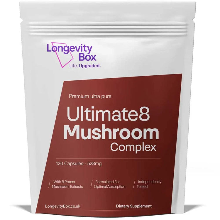 Ultimate 8 Mushroom Complex – Longevity Box