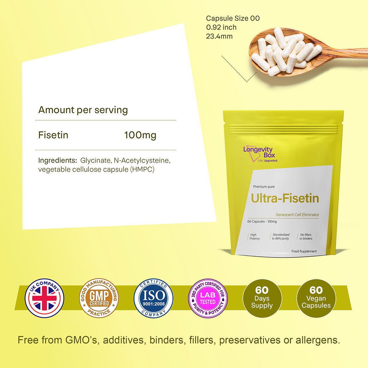 Ultra-Fisetin Supplement | UK – Longevity Box