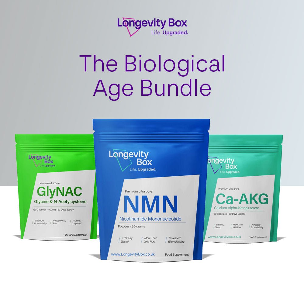 The Ultimate Anti-Ageing bundle - NMN + Ca-AKG + GlyNAC – Longevity Box