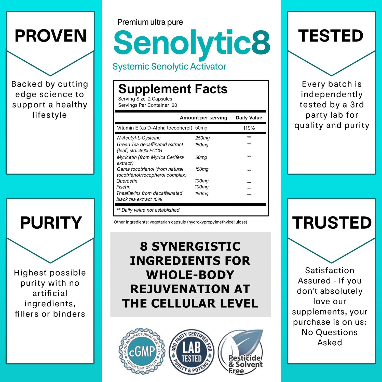 Senolytic Supplement | Senolytic 8 | Senolytic Activator – Longevity Box